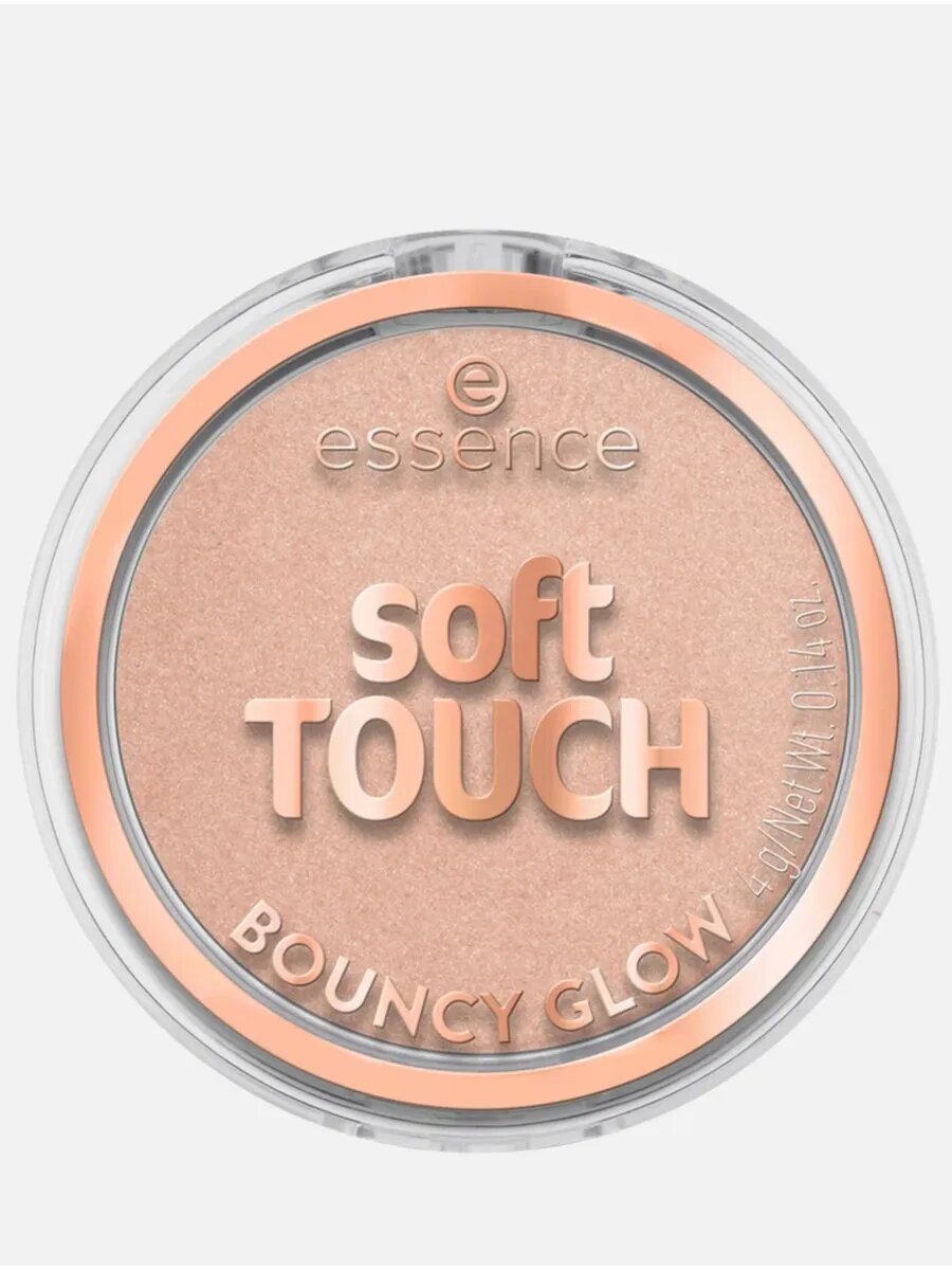 Хайлайтер для лица ESSENCE soft touch bouncy glow 20 Glazed Dew