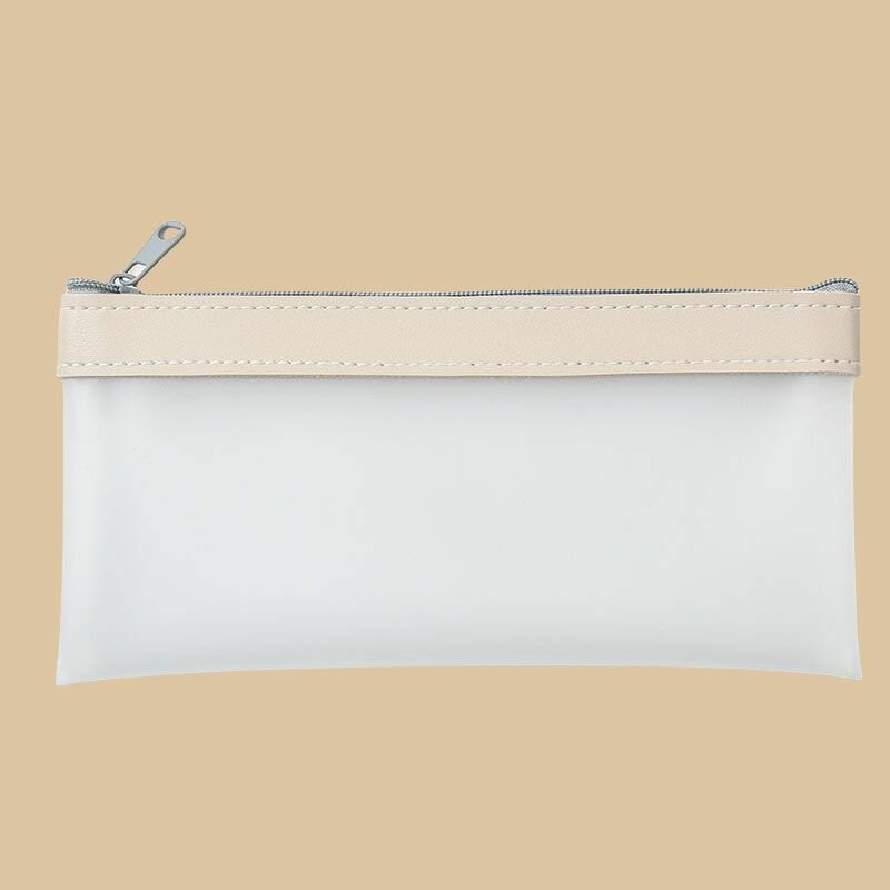 Школьный пенал прозрачный матовый