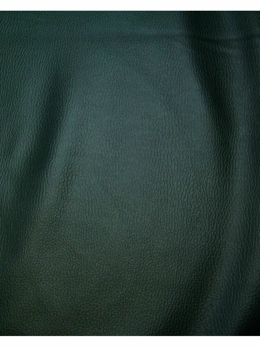 Искусственная кожа "AVIO" кожзам, для обивки мебели, ш-138 см, цв. т. зеленый, отрез 0,8 метра