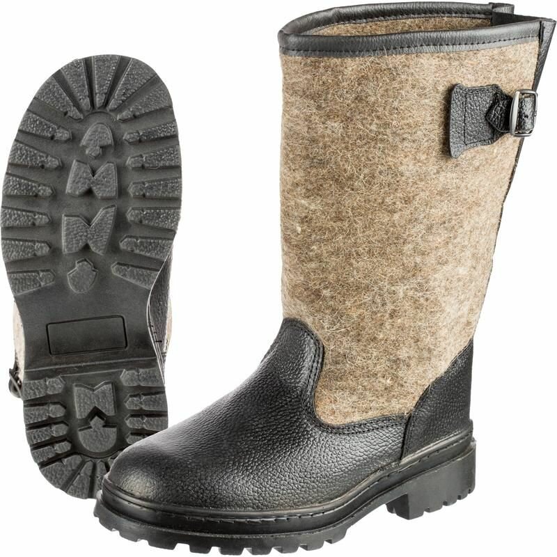 Сапоги мужские Мороз М7 серые/черные с термопластичным подноском (размер 42)