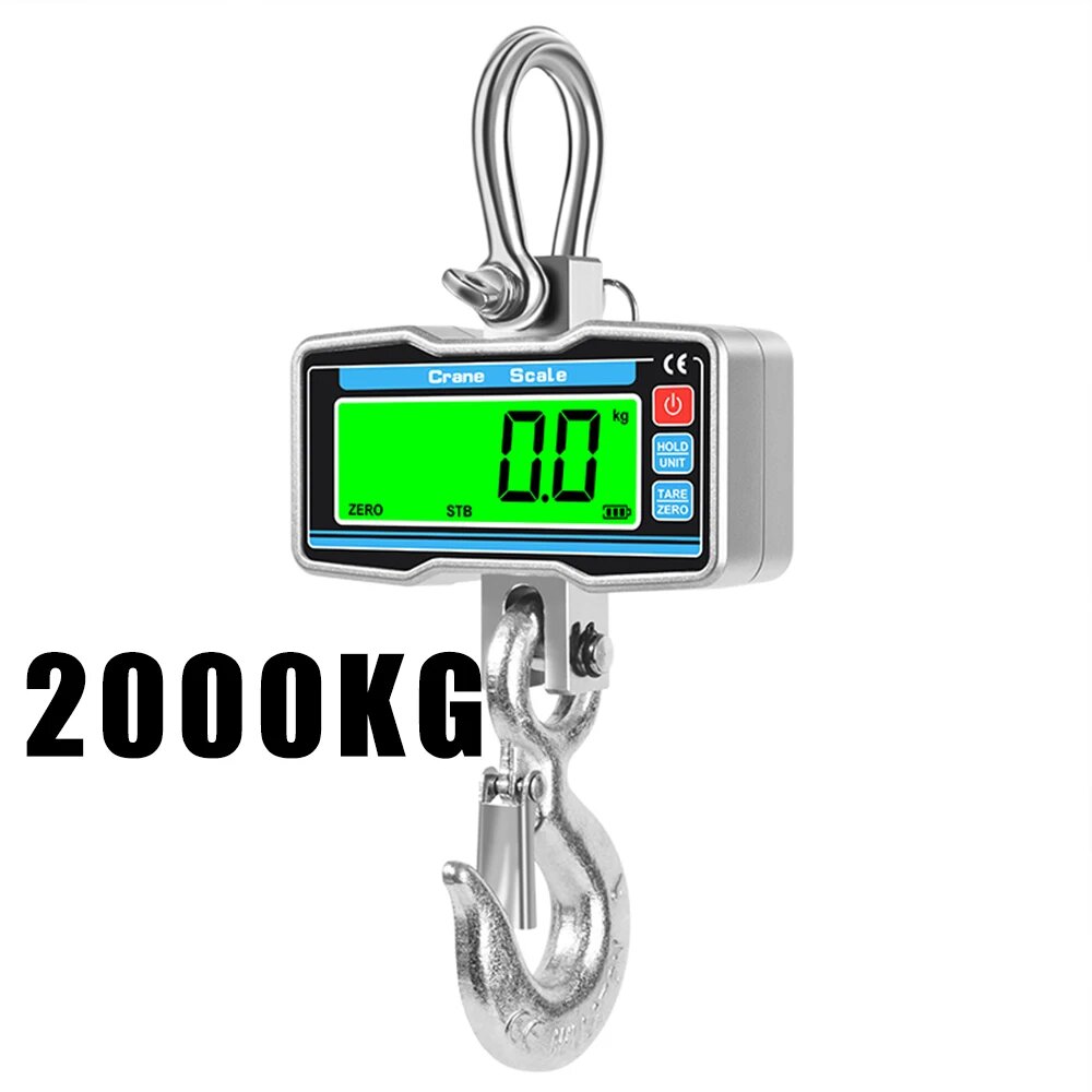 Крановые весы из легированной стали 1000/1500/2000 кг Silver 2000KG