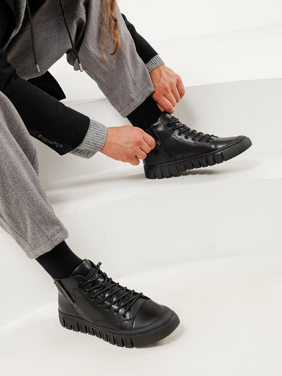 Кеды натуральная кожа утепленные 2025