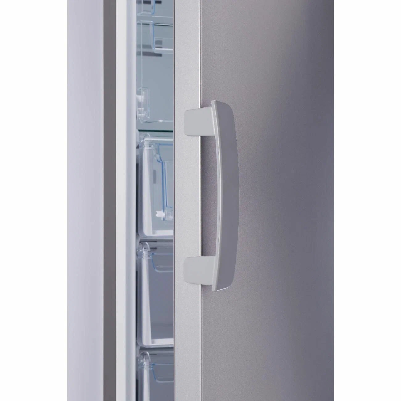 Морозильная камера Indesit DFZ 5175 G, NoFrost, цвет серебристый — фото 1