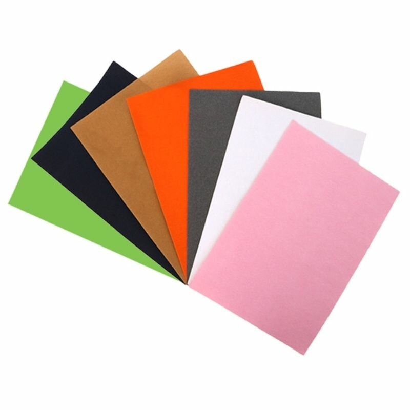 Маска из мякоти белого эмбриона DIY Animal Fox Cat Mask-Клейкая Войлочная Ткань 7 листов