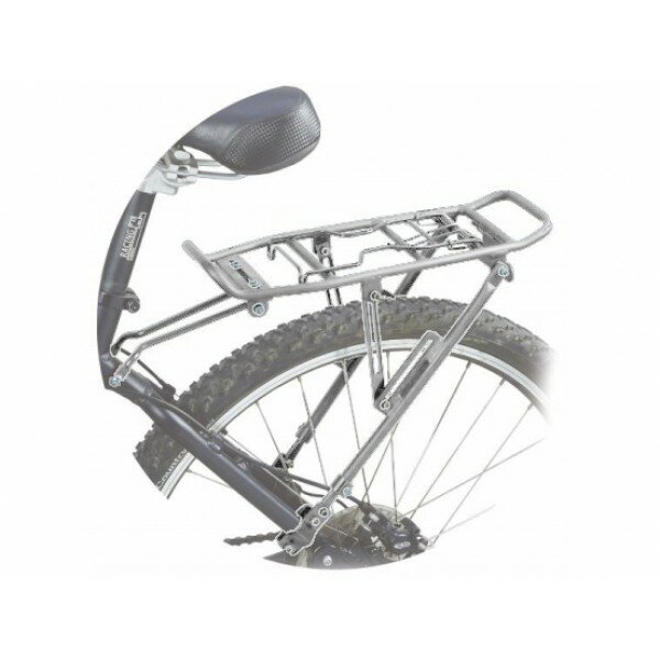 Велобагажник Massload CL-522-1 24-28 дюймов, цвет Серебристый
