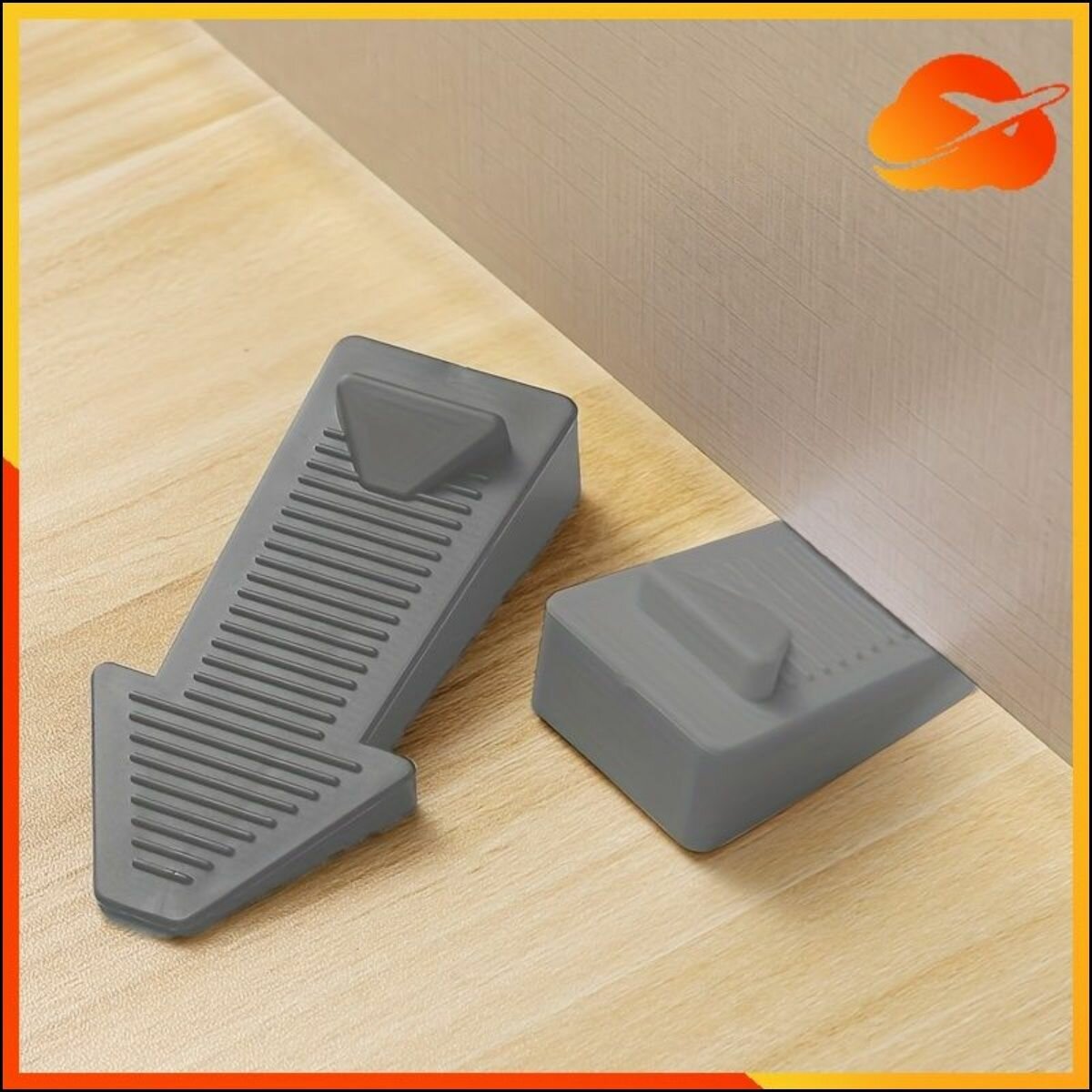 Эксклюзивная прозрачная вставка трапециевидной формы для бесшумного закрытия окон и дверей, силиконовая, 1 шт-