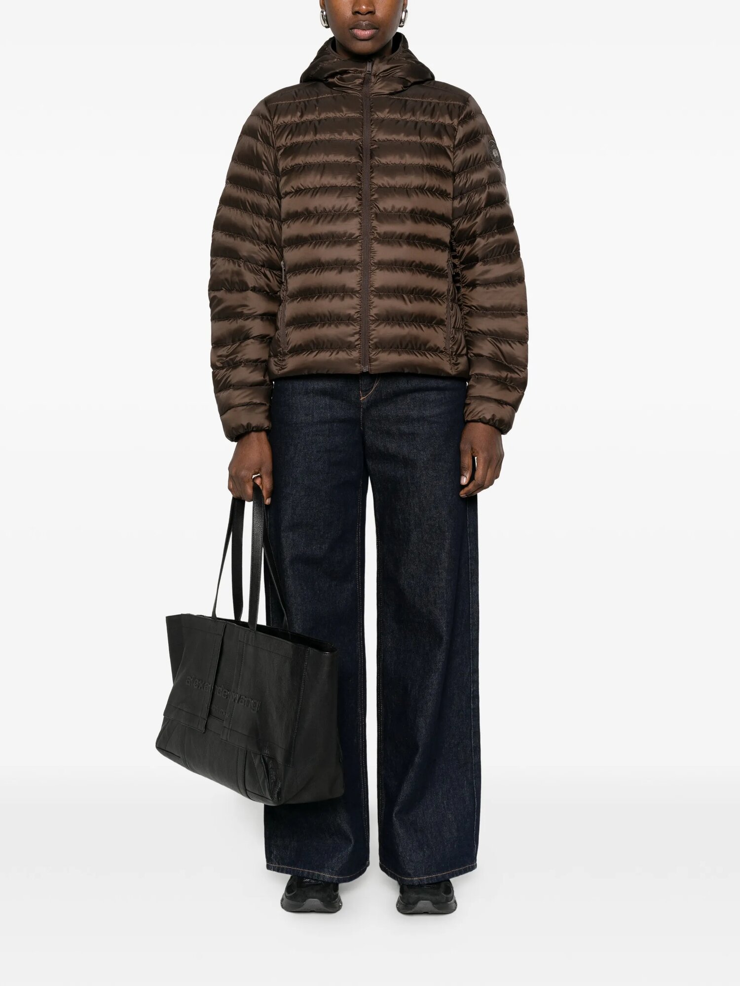 Куртка CANADA GOOSE Hooded quilted jacket, размер S, brown — фото 1