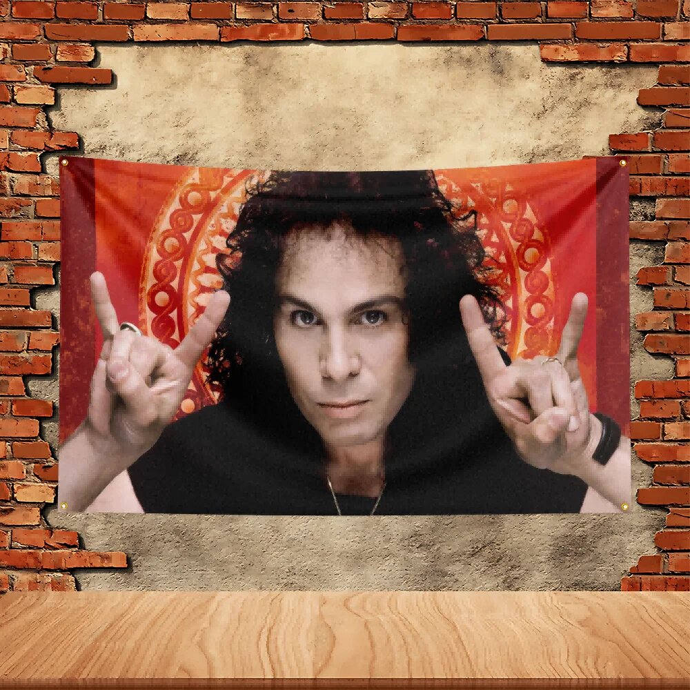 Флаг Kiss с изображением Alice Cooper, 60x90 см, ZH12323