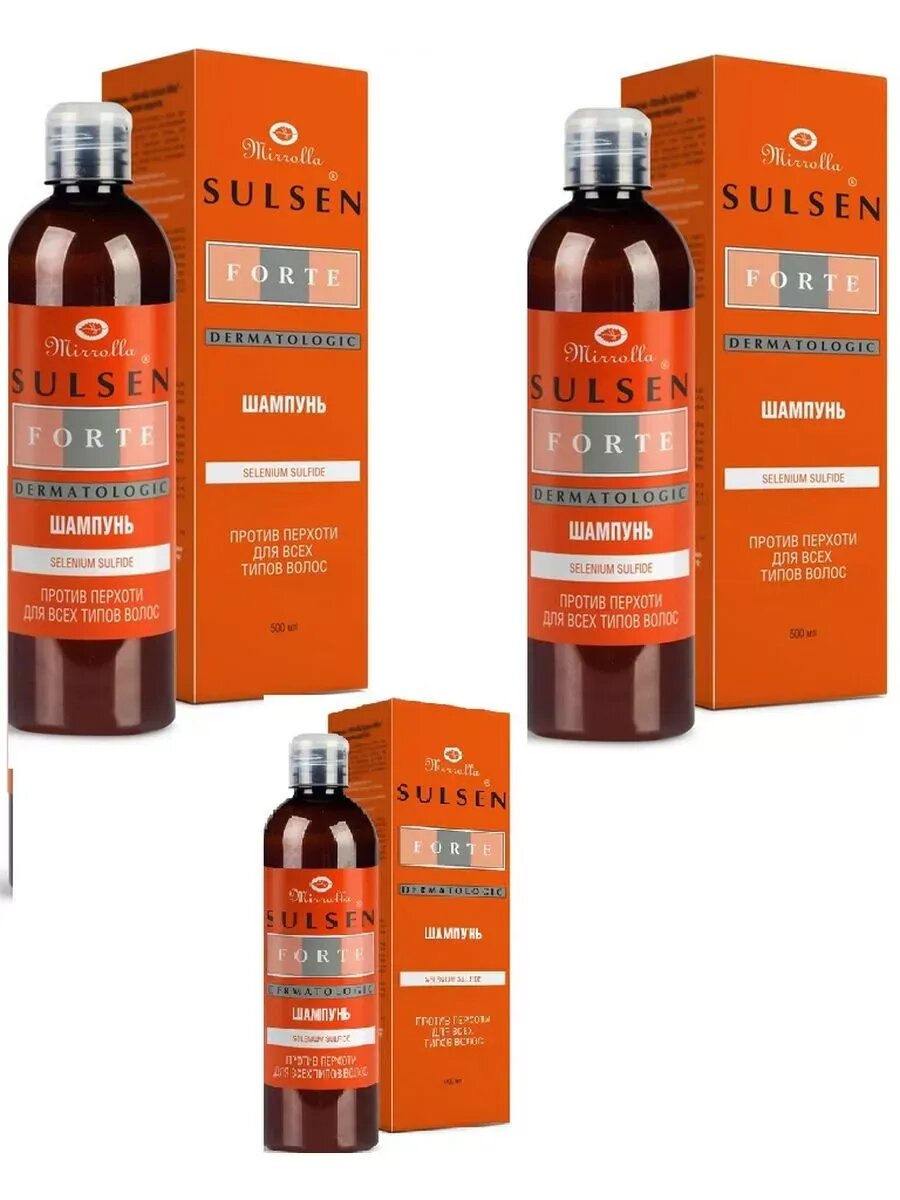 Шампунь против перхоти 500 мл 3 шт