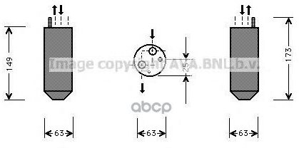 Осушитель Daewoo Lanos Sens Ava арт. dwd029