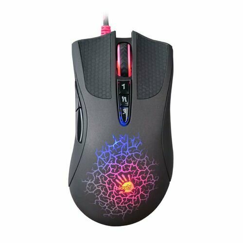 Мышь A4TECH Bloody A90, игровая, оптическая, проводная, USB, черный