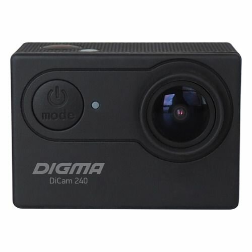 Экшн-камера Digma DiCam 240 1080p, WiFi, черный [dc240]
