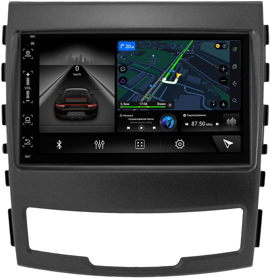 Штатная магнитола SsangYong Actyon 2, Korando 3 2010-2013 Canbox M-Line 5511-RP-TYACB-61 Android 10 (4G-SIM, 2/32, DSP, IPS)