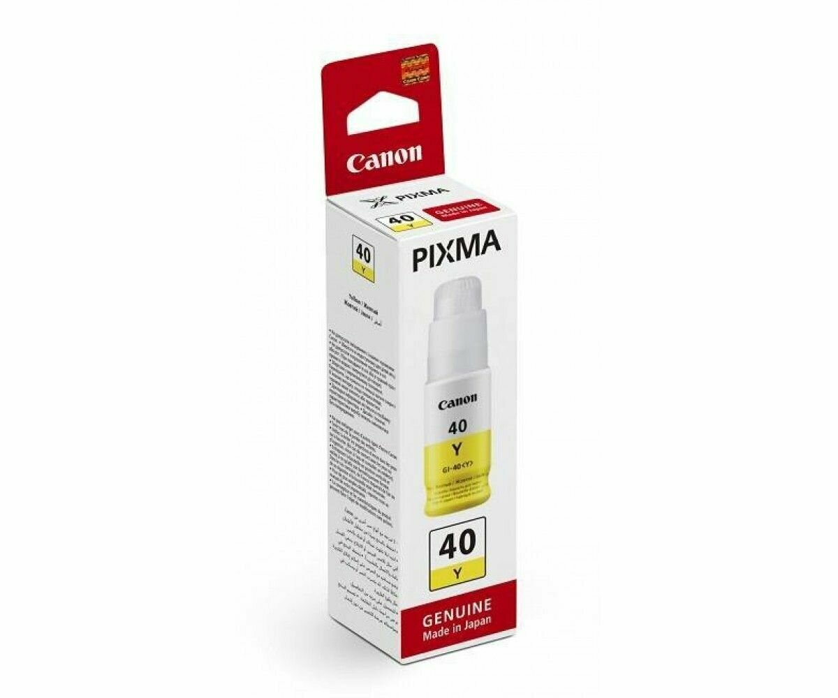 Чернила для принтера Canon PIXMA GI-40Y (3402C001), струйный