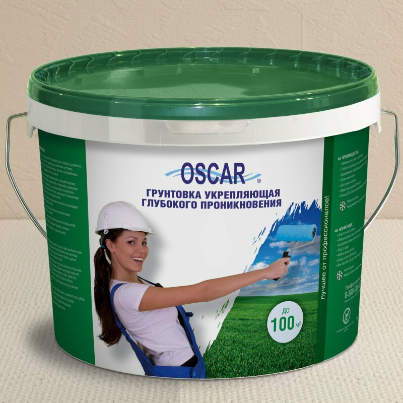 Грунтовка Укрепляющая Oscar 10кг Глубокого Проникновения / Оскар.