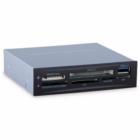 Exegate EX293028RUS Картридер USB3.0 (внутренний, 3.5", мультиформатный: SD/SDHC/SDXC/MM