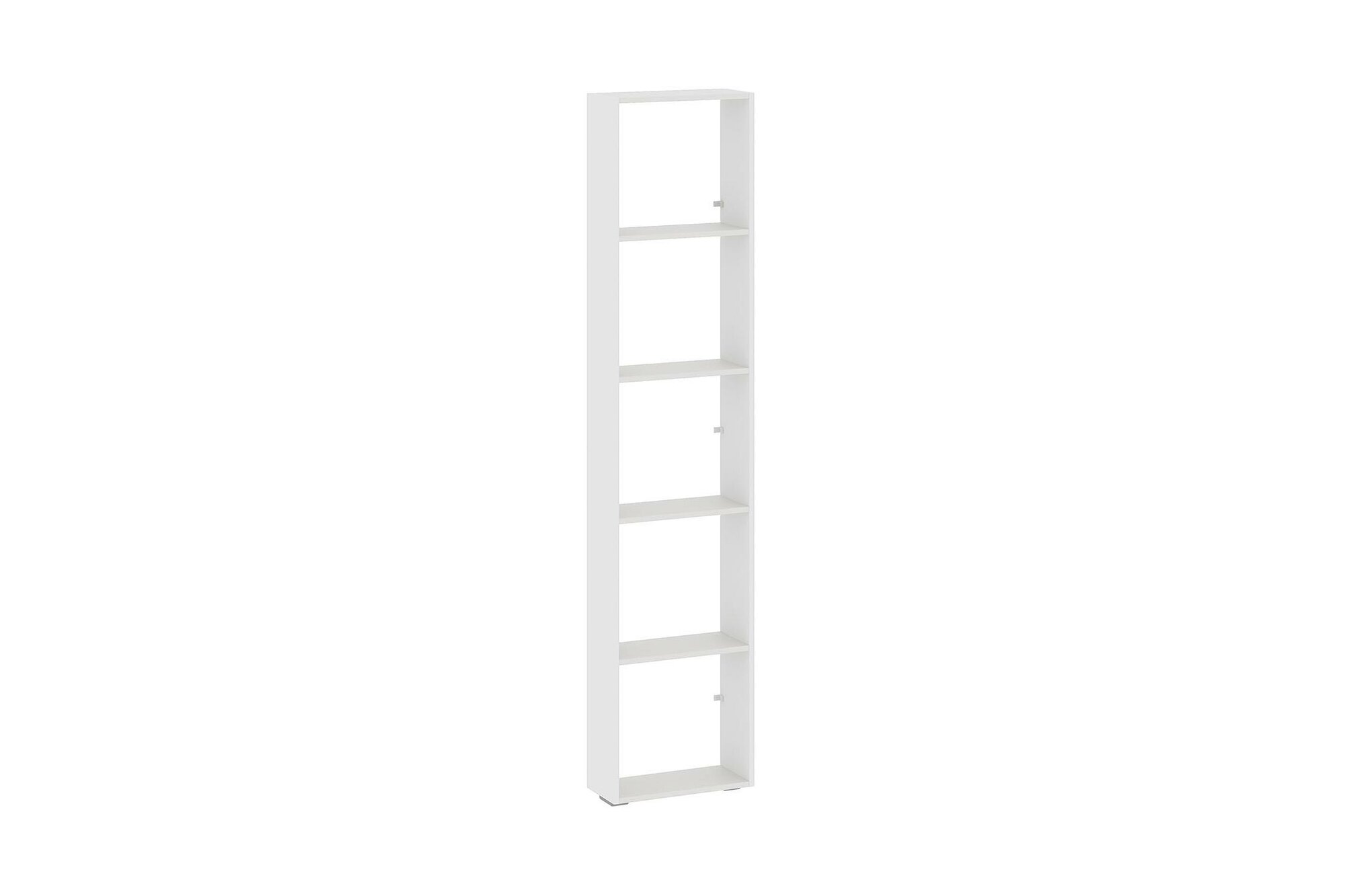 Стеллаж напольный открытый Нонтон Инта, 46x20x210 см, 4 полки, Белый