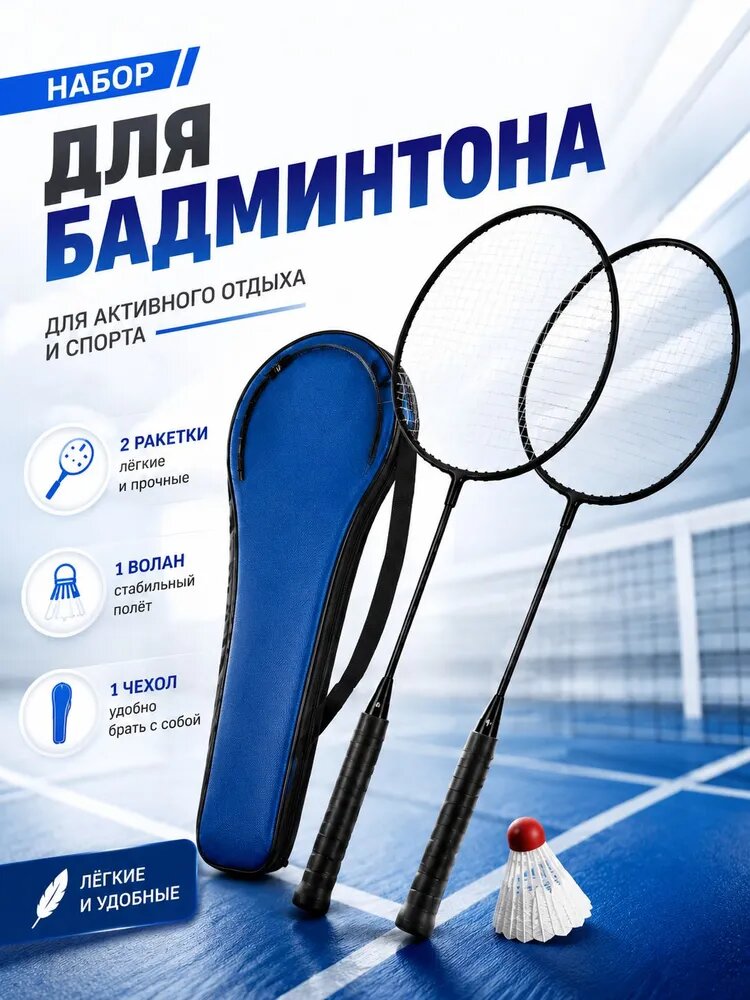 Набор для бадминтона с воланами