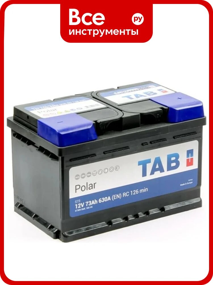 Аккумуляторная батарея TAB Polar 6СТ-73.0 57309 низкий 246073