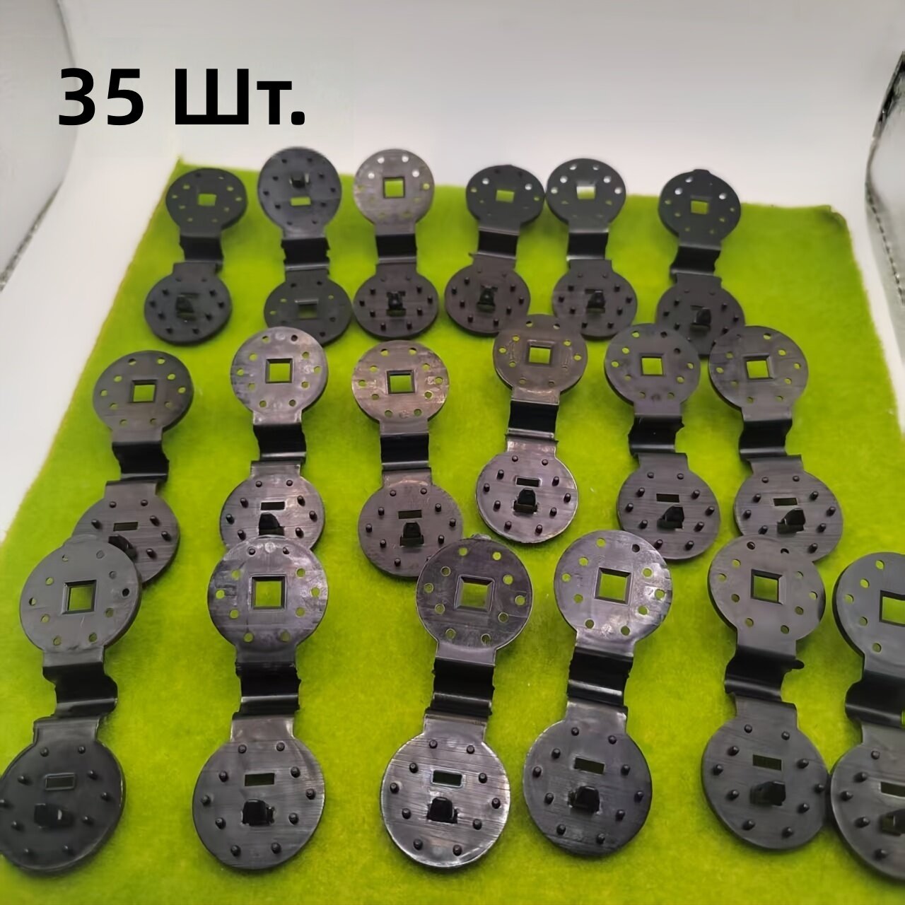 Крепежные зажимы для больших горшков в теплице 35 шт. для фиксации теневых, ветрозащитных и рассадных сеток