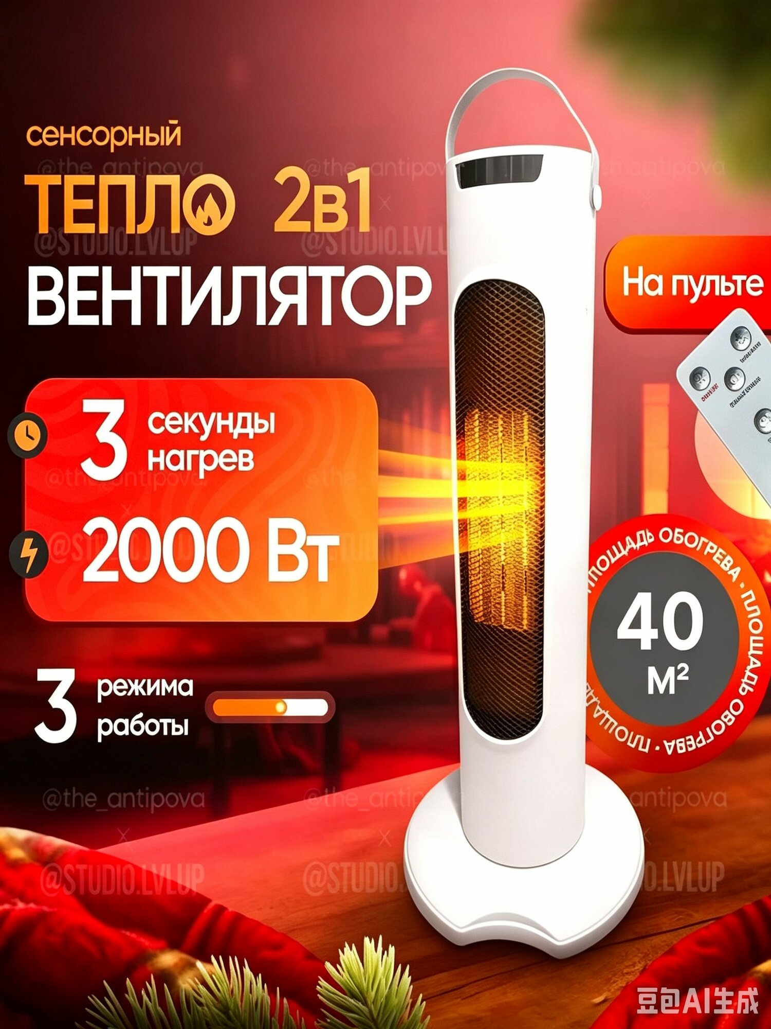 Обогревательепловентилятор Этот напольный тепловентилятор станет отличным