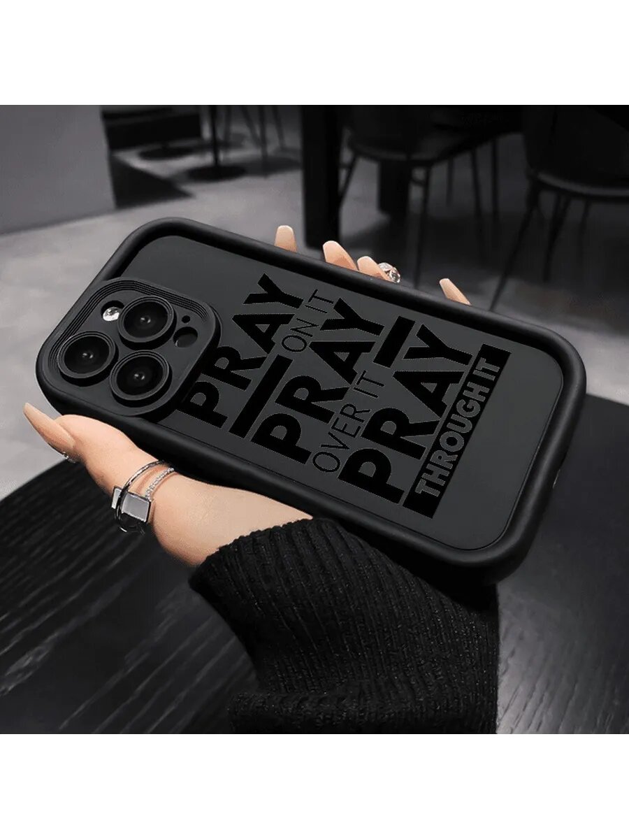 Чехол на IPHONE 13 PRO MAX чёрный PRAY