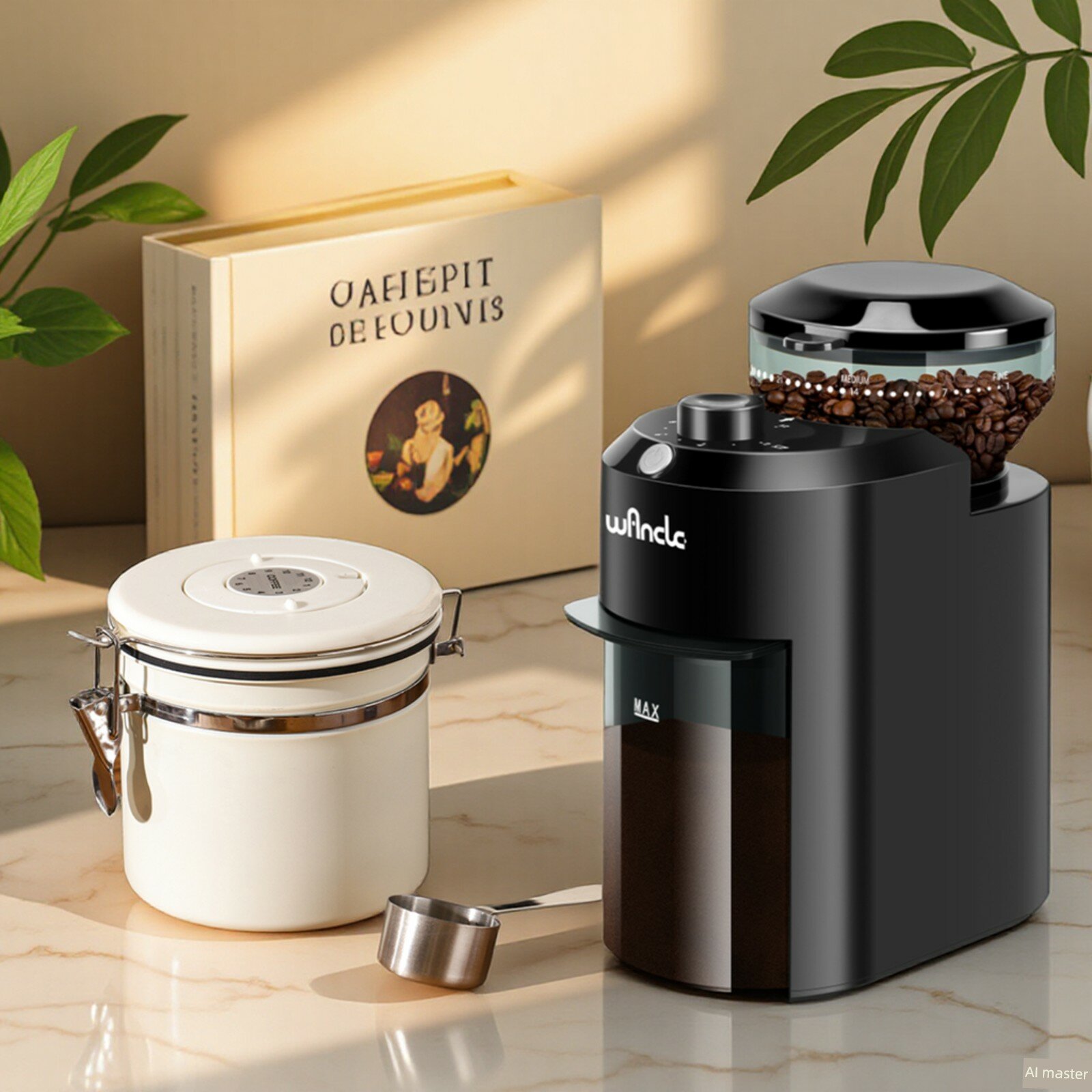 Кофемолка Wancle C1 с герметичной банкой 230В для ЕС (Европейский Союз) домашнее и коммерческое использование