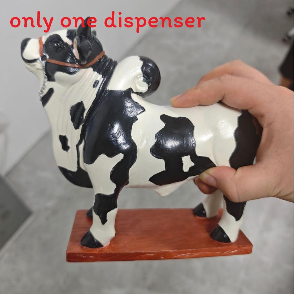Nelore bull resin liquor dispenser with base for bar accessory and gift for enthusiasts red