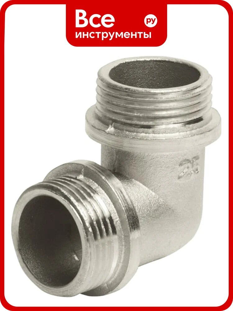 Уголок VRT 3/4 нар/нар, с ограничением, никель1930-002020 503055