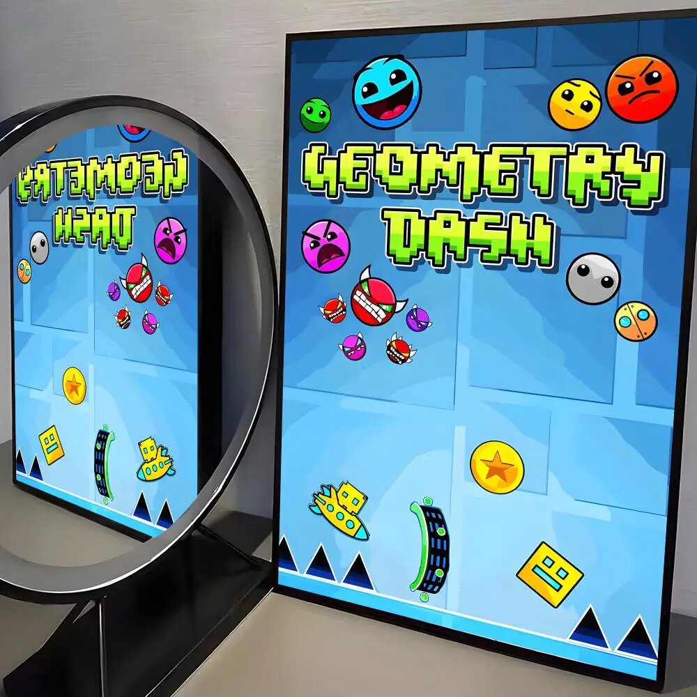 Настенная наклейка G-Geometry Dash 15X20cmNoframe, Black8