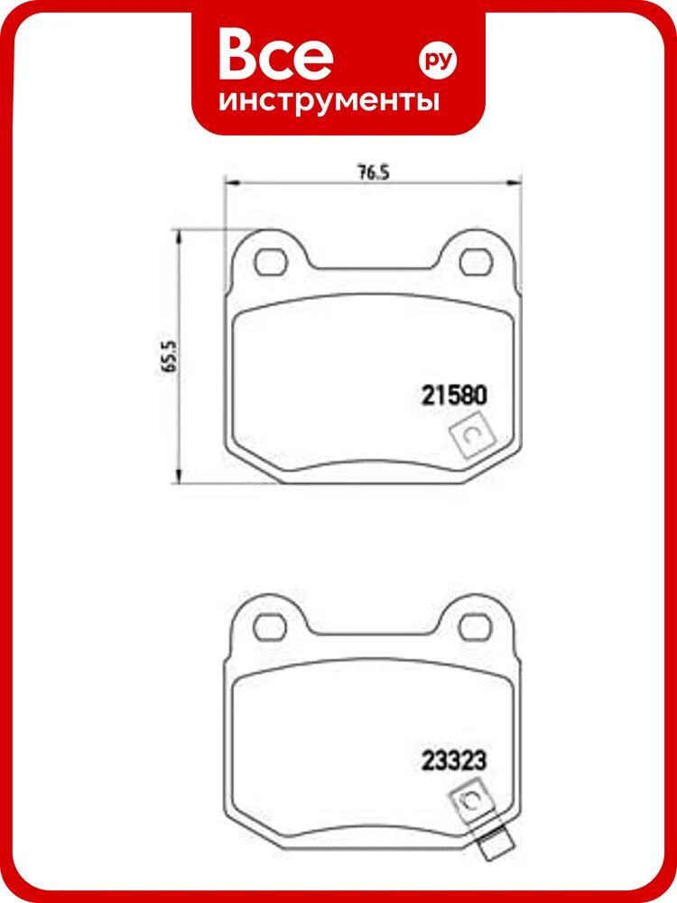Колодки тормозные дисковые задние для автомобилей Mitsubishi Lancer Evo / Subaru Impreza WRX STi TRIALLI PF 4099