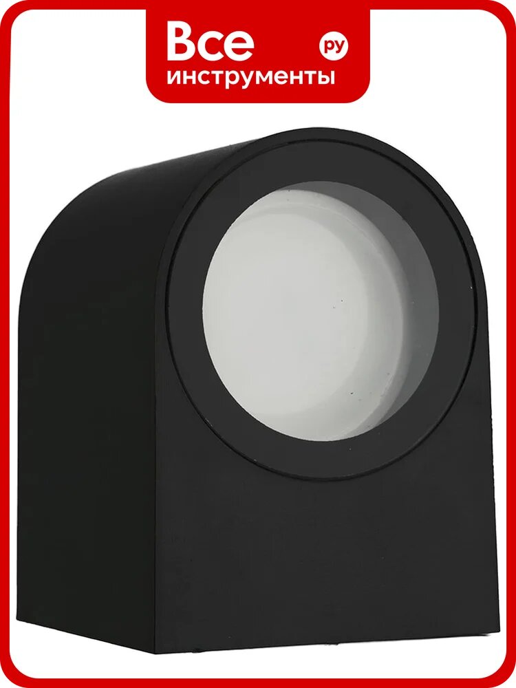 Светильник садово-парковый FERON ONE DH014-P, на стену, GU10 220-240V, черный пластик, 51543