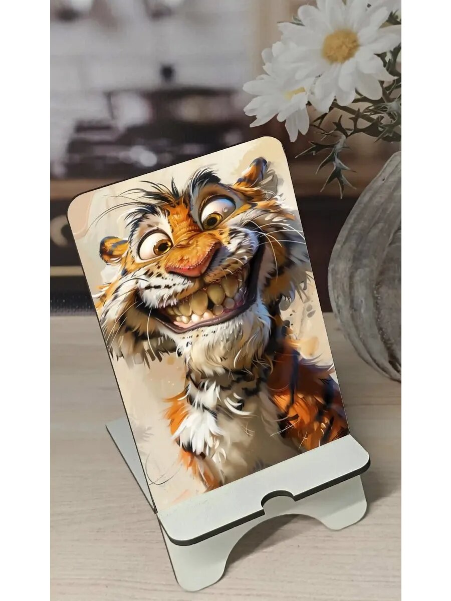 Подставка для телефона тигр 8
