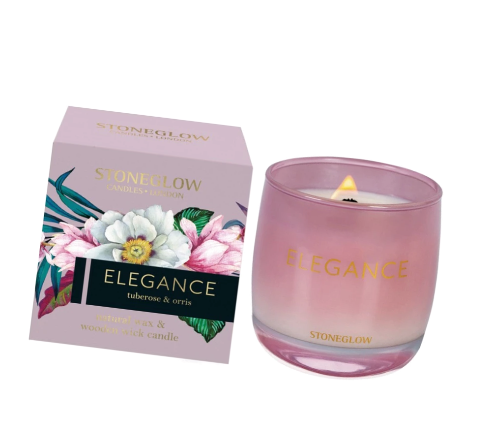 Ароматическая свеча Стоунглоу Тубероза Ирис 240 гр - Stoneglow Tuberose and Orris для дома