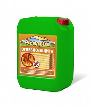 Огнебиозащита Усадьба У-101, для внутренних и наружных работ, 10кг