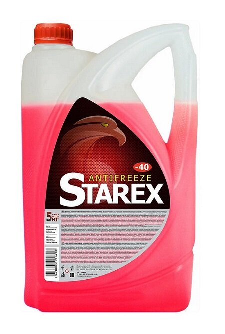 700659 антифриз STAREX RED ЮГ 5КГ (Кр. Кш)