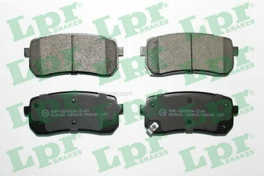 LPR 05P2046 Колодки тормозные KIA SORENTO 15- задние