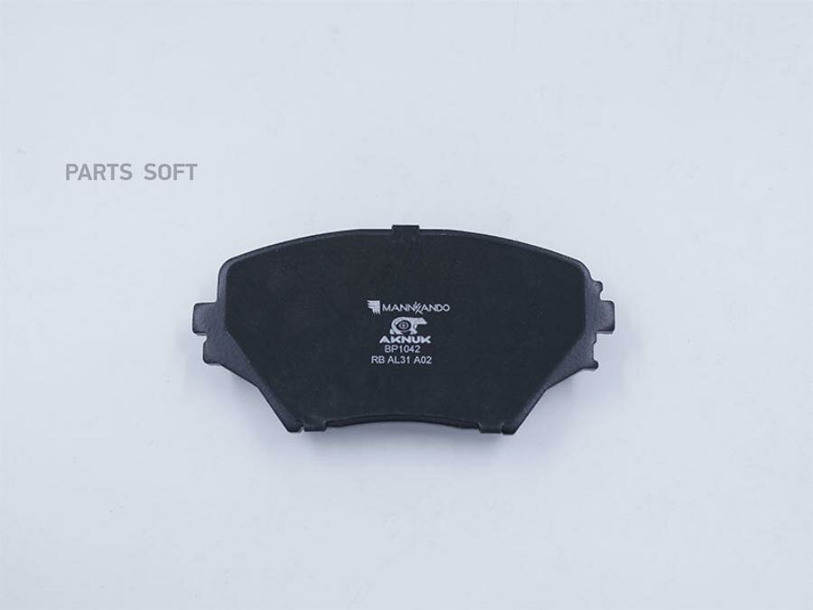 BP1042 AKNUK Колодки тормозные дисковые передние AKNUK TOYOTA RAV 4 II (A2), 06/00 |TRW GDB3251 BP1042 AKNUK AKNU