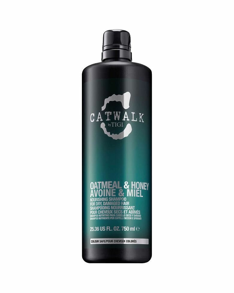 TIGI Catwalk Oatmeal & Honey Shampoo - Шампунь для питания сухих и ломких волос, 750 мл