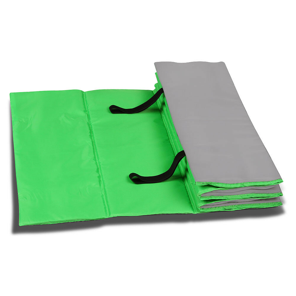 Коврик гимнастический Indigo Sm-042-lgg, салатово-серый