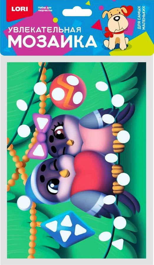 Увлекательная мозаика (металл.) малый набор "Снегири"