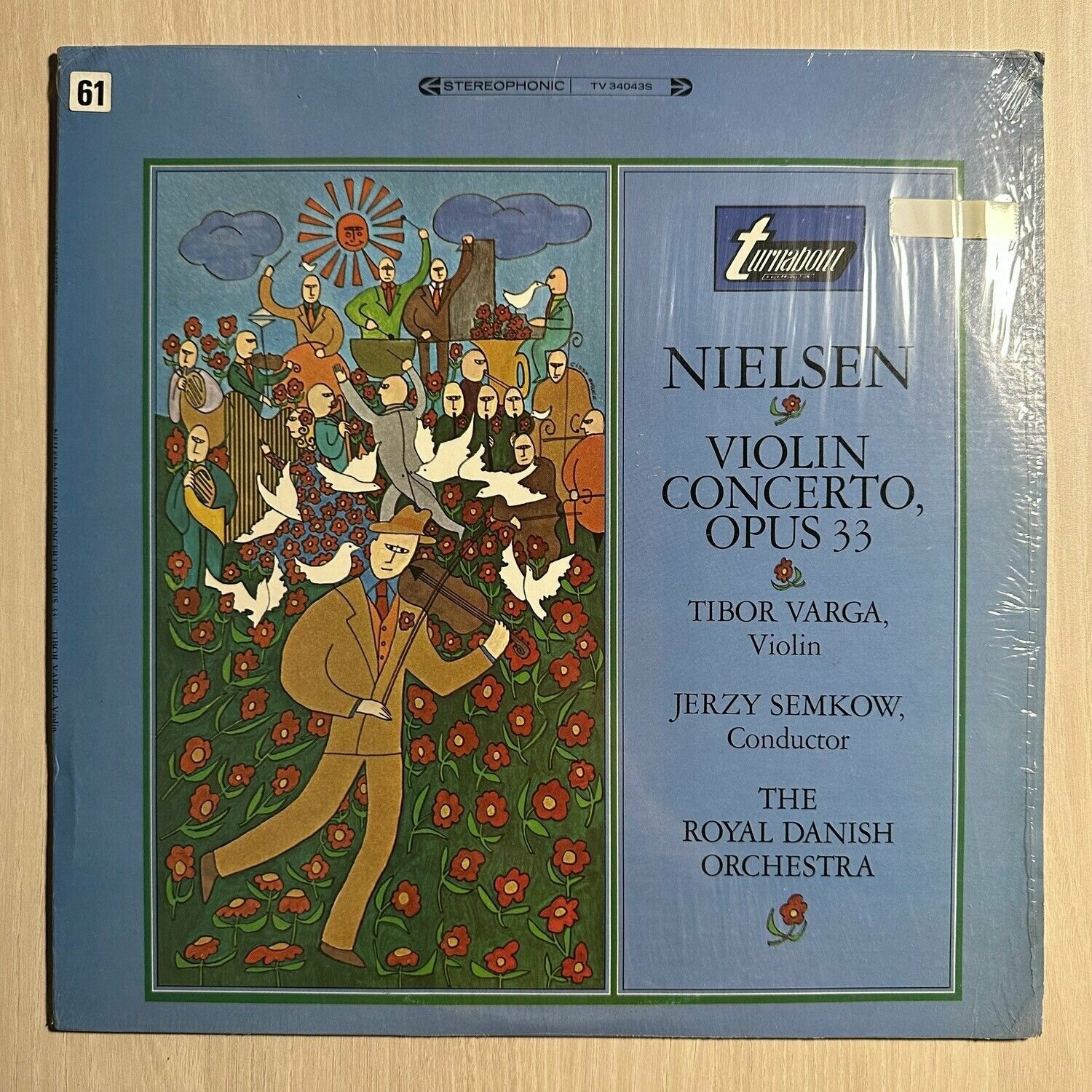 Виниловая пластинка Нильсен Концерт для скрипки, опус (США 1966г.)