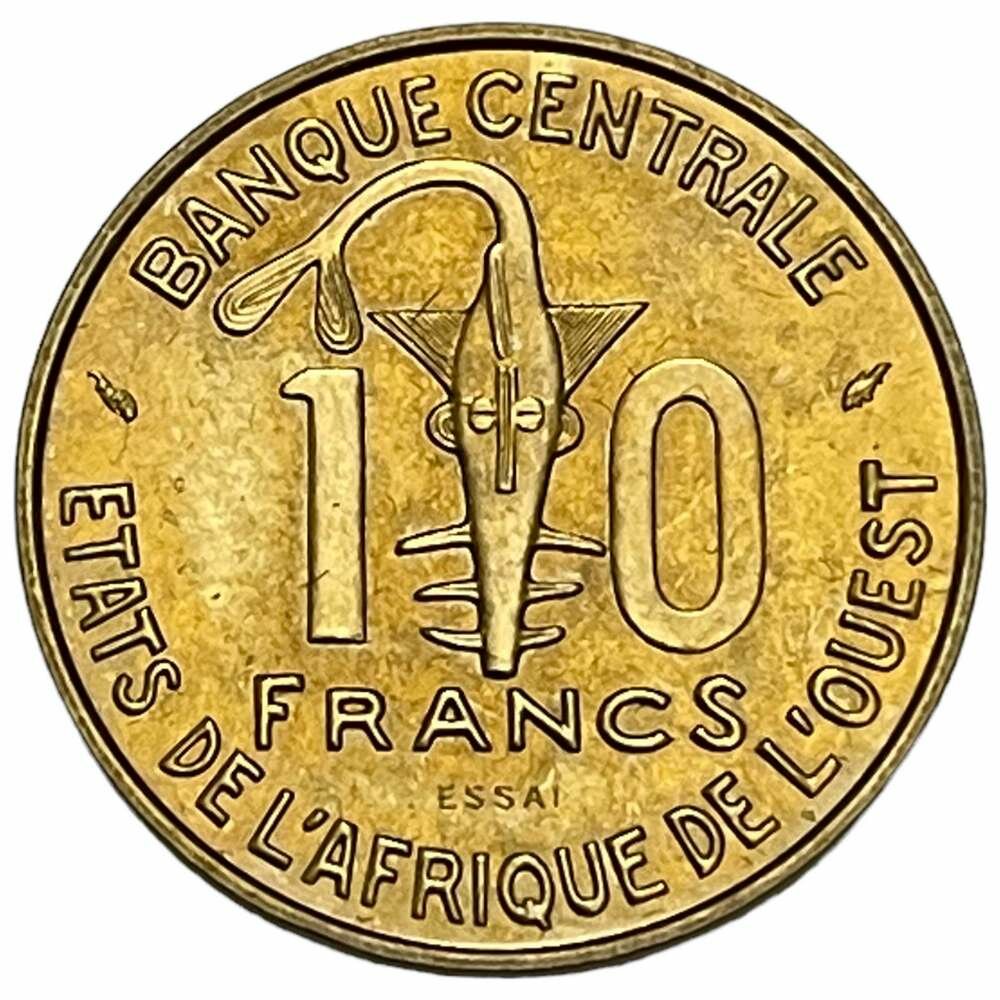 Западно-Африканские Штаты (BCEAO) 10 франков 1981 г. (ФАО) Essai (проба) (5)