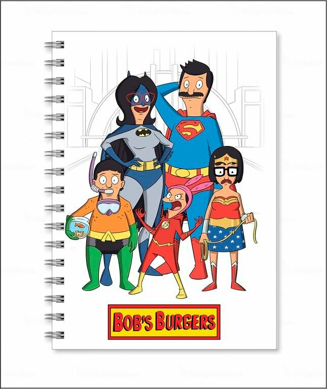 Тетрадь Bob"s Burgers, Закусочная Боба №12, А4