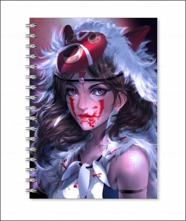 Тетрадь Принцесса Мононоке, Princess Mononoke №4, А6