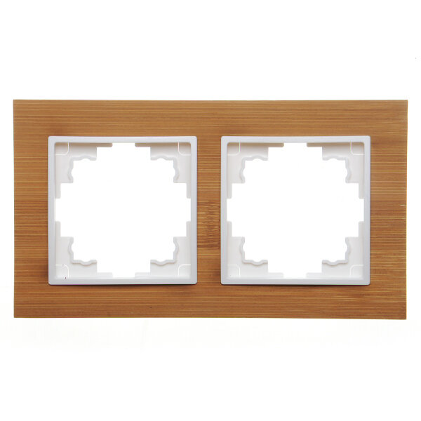 Рамка-2 Woods H1-W002 дерево (8 шт. в наборе)