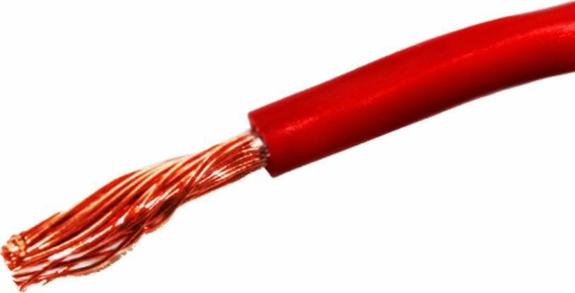 Провод ПуГВ, ПВ3 6 гибкий красный ГОСТ (комплект из 50 м)