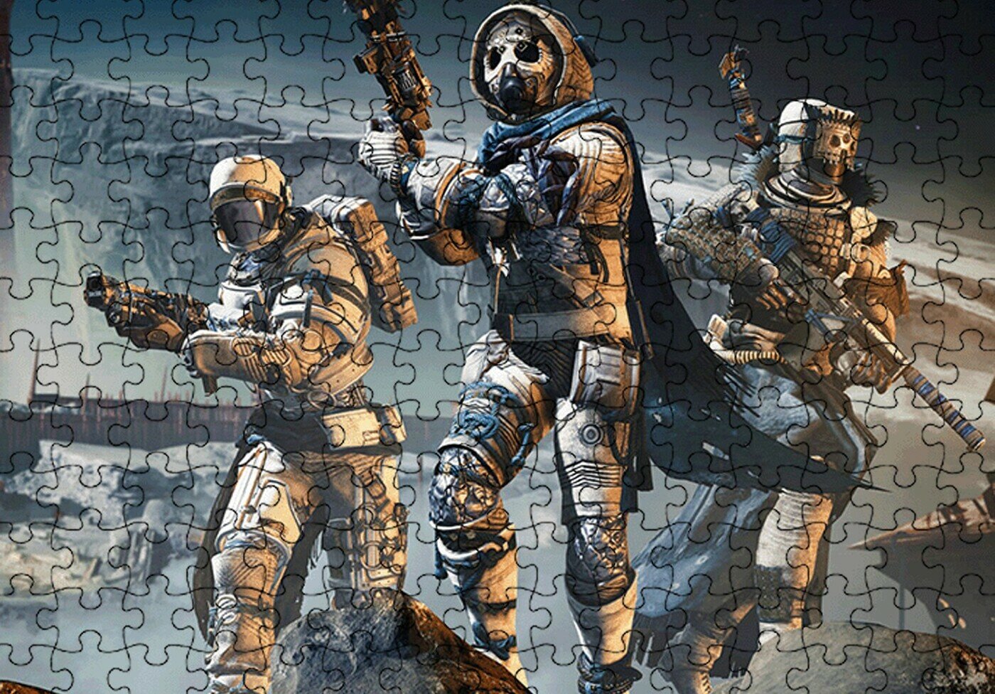Пазл картонный А3: модель Destiny 2 - 4