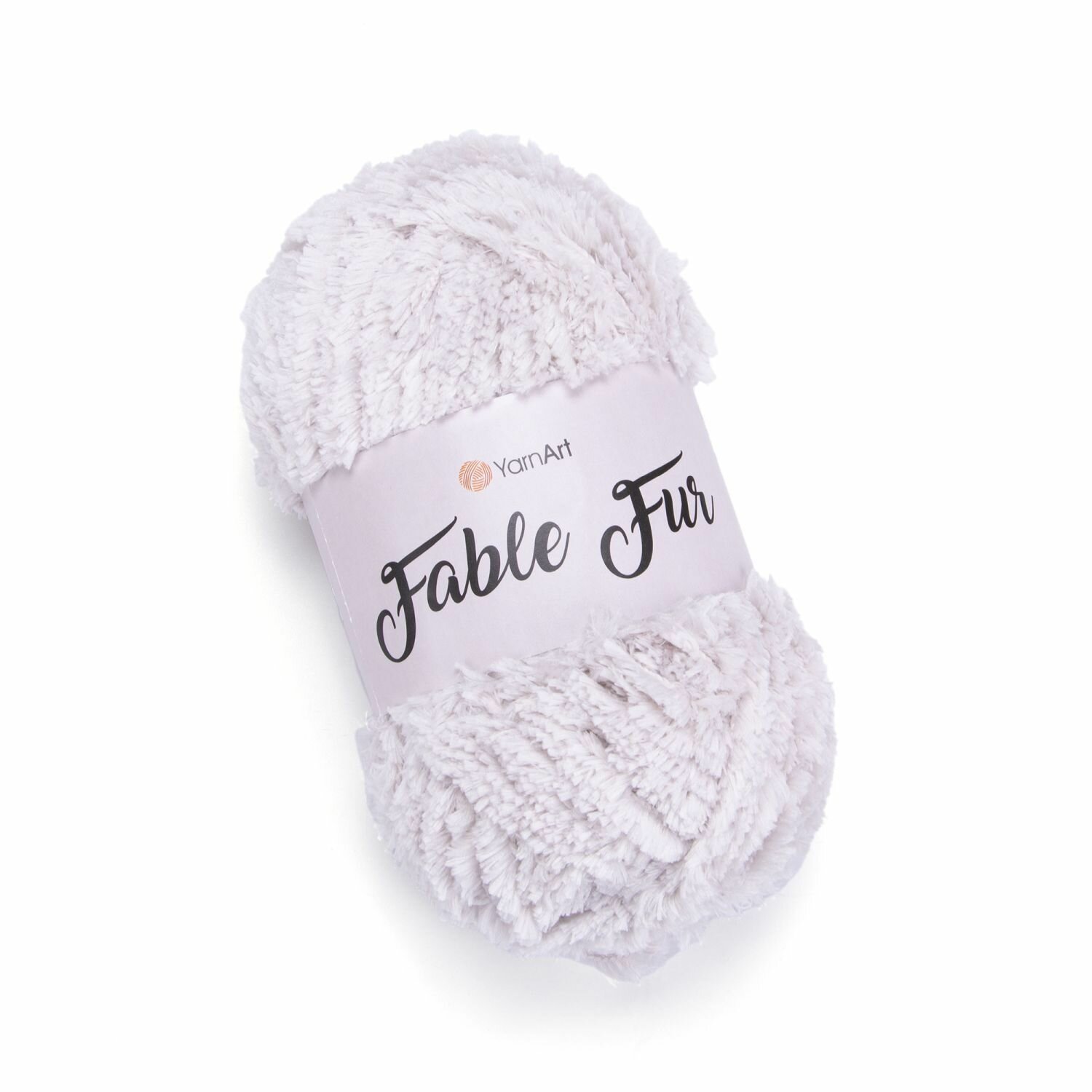 Пряжа Fable Fur, YarnArt, суровый - 967, 100% микрополиэстер, 5 мотков, 100 г, 100 м.