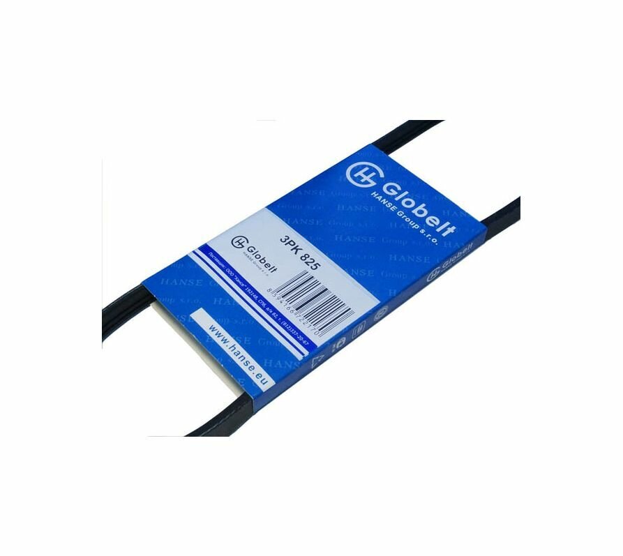 Ремень поликлиновой Globelt 3PK825, для RENAULT